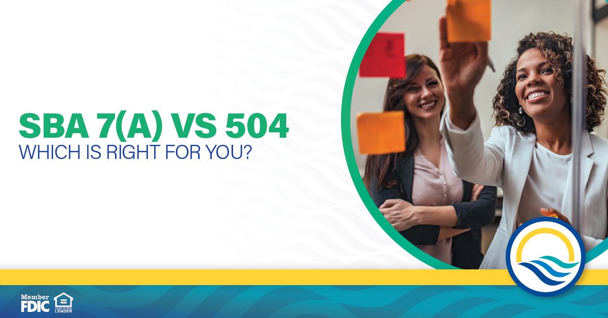 SBA 7(a) vs 504: Which is Right for You? | First Bank of the Lake